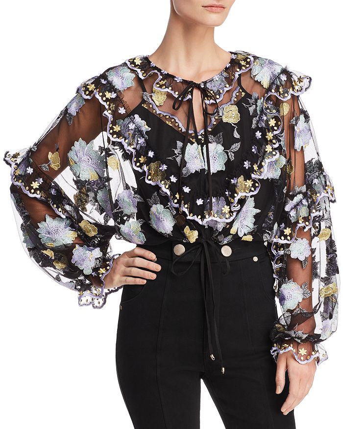 Alice McCall Adorable Embroidered Crop Top | Bloomingdale's