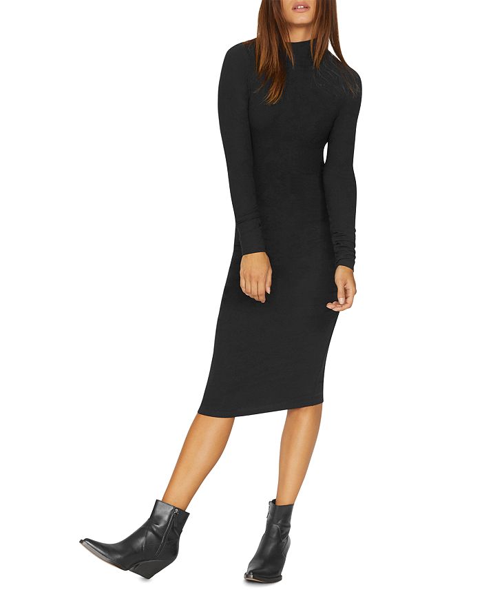 Sanctuary Long-Sleeve Ruched Midi Dress | Bloomingdale's