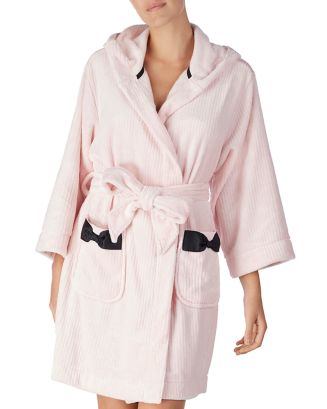 kate spade new york Hooded Fleece Robe | Bloomingdale's