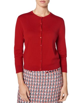 L.K.Bennett Bibia Crewneck Cardigan | Bloomingdale's