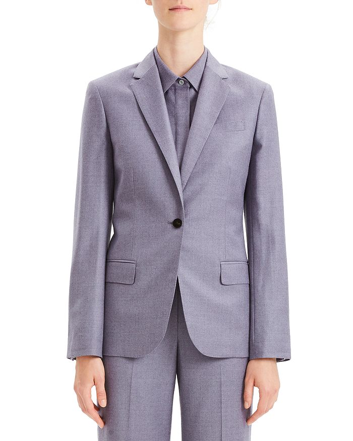 Theory Sleek Wool Blazer | Bloomingdale's