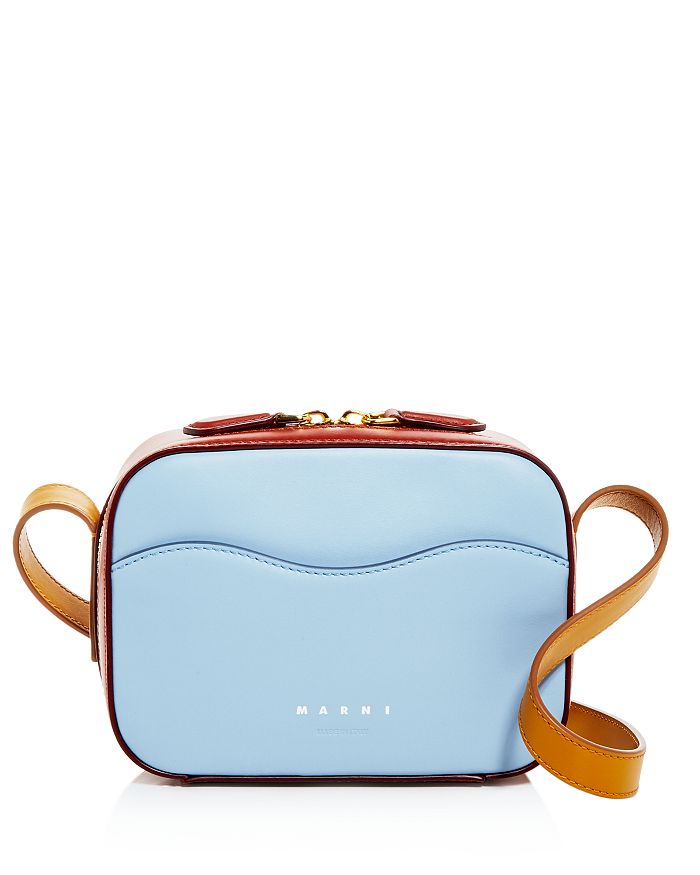 Marni Small Color-Block Leather Shell Bag | Bloomingdale's