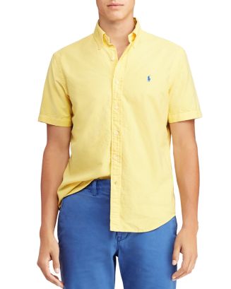 Polo Ralph Lauren Short-Sleeve Classic Fit Button-Down Shirt ...
