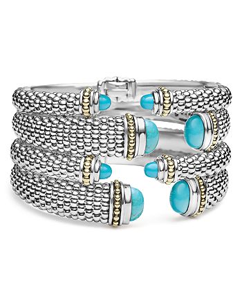 LAGOS Caviar Turquoise Cuff | Bloomingdale's