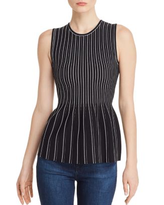 Theory Knit Peplum Top | Bloomingdale's