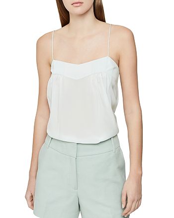 REISS Lois Silk Camisole Top | Bloomingdale's