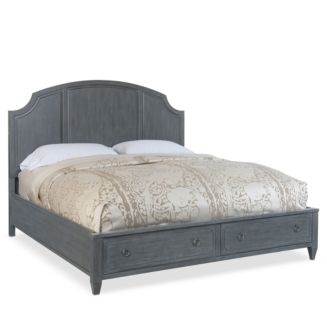 Hooker Furniture Hamilton King Panel Bed with Storage Footboard ...