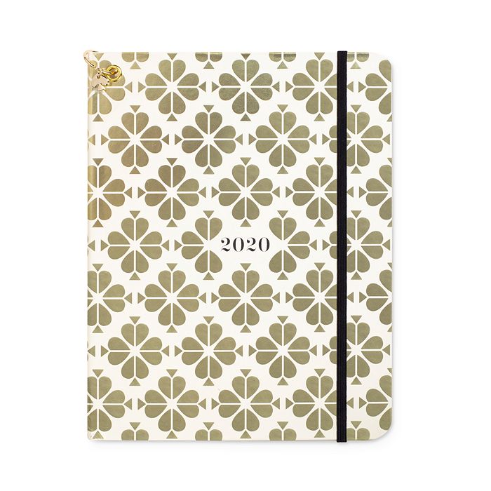 kate spade new york Large 12-Month Planner, Gold Spade Floral ...