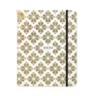 kate spade new york Large 12-Month Planner, Gold Spade Floral ...