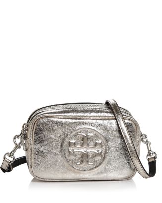 Tory Burch Perry Bombe Metallic Mini Crossbody | Bloomingdale's