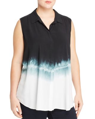 Single Thread Plus Sleeveless Dip-Dyed Top | Bloomingdale's