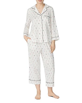 kate spade new york Cropped Pajama Set | Bloomingdale's