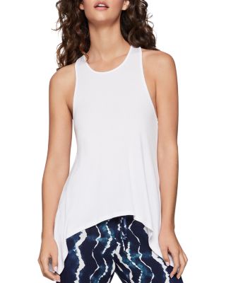 BCBGeneration Twist-Back Handkerchief Hem Tank | Bloomingdale's