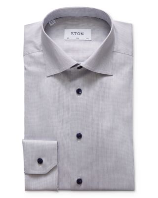 Eton Twill Slim Fit Dress Shirt | Bloomingdale's