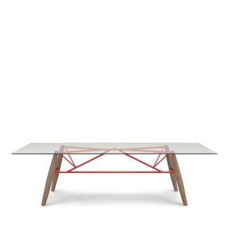 Huppé Huppe Connection 98" Glass Top Dining Table | Bloomingdale's