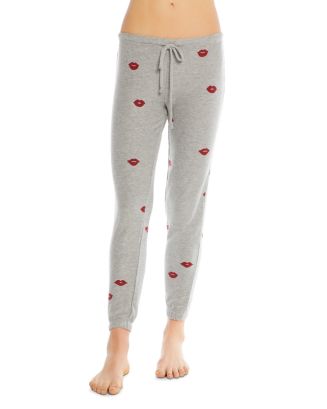 CHASER Lips Print Sweatpants | Bloomingdale's