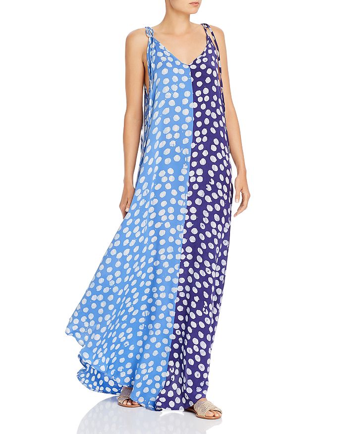 Studio One Eighty Nine Sing Polka Dot Silk Maxi Dress | Bloomingdale's