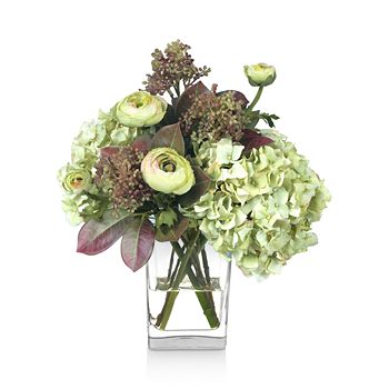 Diane James Home Fall Hydrangea & Ranunculus Faux-Floral Arrangement ...