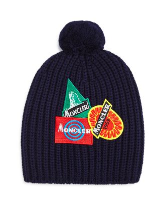 Moncler Unisex Patches Hat - Big Kid | Bloomingdale's