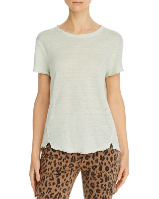 FRAME Easy True Raw-Edge Tee | Bloomingdale's