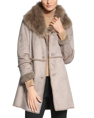 BASLER Faux-Fur Trimmed Coat | Bloomingdale's