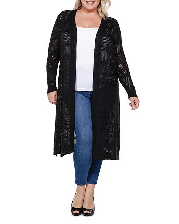 Belldini Plus Pointelle Duster Cardigan | Bloomingdale's