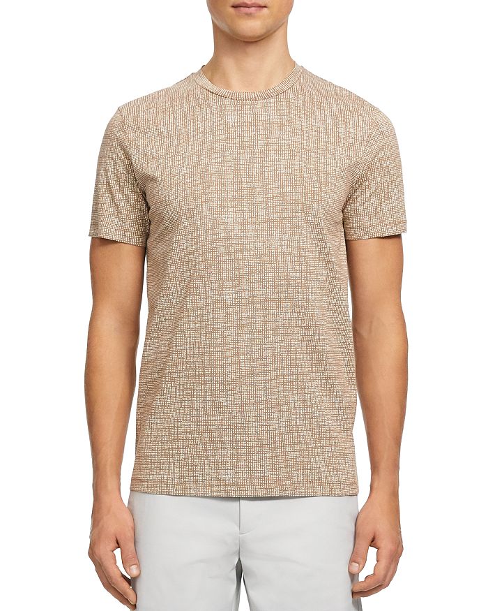 Theory Printed Jersey Basic Tee | Bloomingdale's