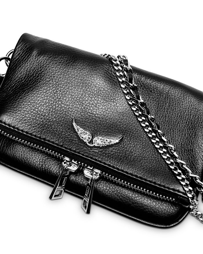 Zadig & Voltaire Rock Tassel Suede Convertible Clutch In Black | ModeSens