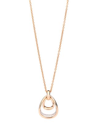 Pomellato 18K Rose Gold Fantina Diamond Pendant | Bloomingdale's