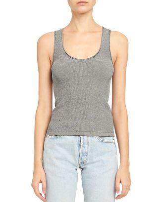 Theory Ribbed Tank Top | Bloomingdale's