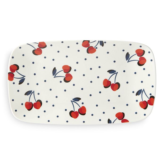 kate spade new york Vintage Cherry Dot Hors D'oeuvres Tray | Bloomingdale's