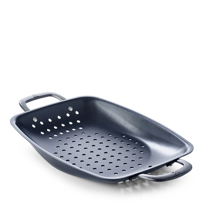 BK Cookware Black Steel BBQ Roaster with Side Handles | Bloomingdale's