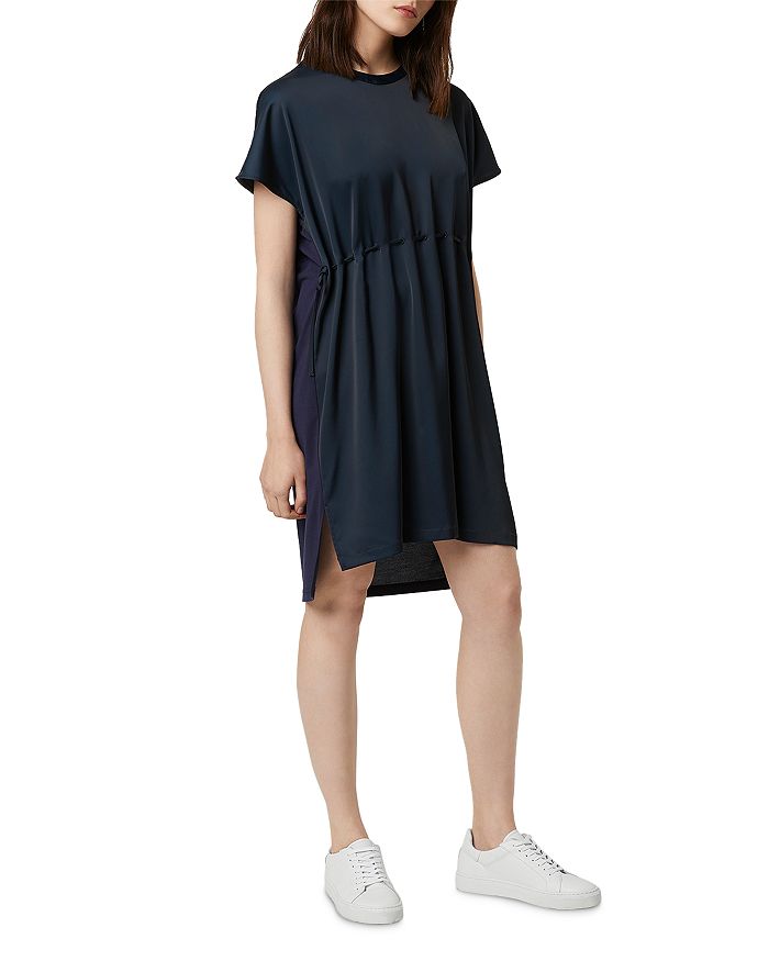 FRENCH CONNECTION Tamina Satin Drawcord Dress | Bloomingdale's