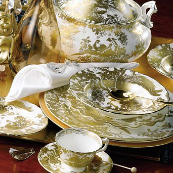 Royal Crown Derby Gold Aves Soup Tureen Stand | Bloomingdale's