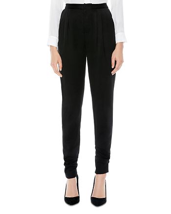 Alice and Olivia Alice + Olivia Samuel High Rise Scrunched Hem Pants ...