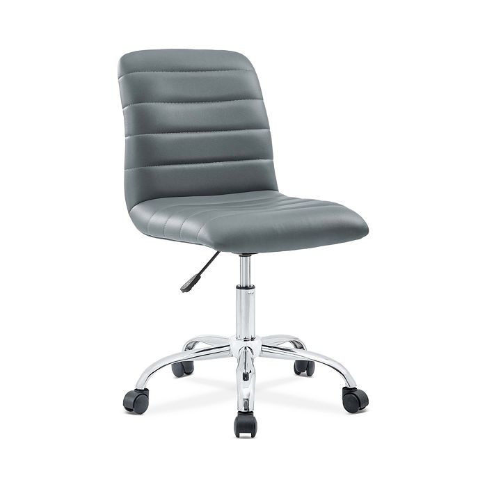 Modway Ripple Armless Mid Back Vinyl Office Chair | Bloomingdale's
