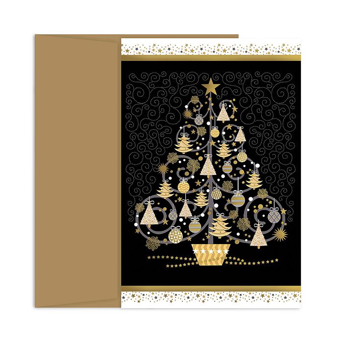 Masterpiece Tree Holiday Cards Set of 18 | Bloomingdale's