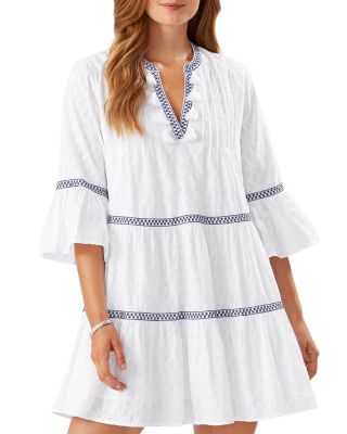 Click here for Tommy Bahama Jacquard Tiered Dress prices