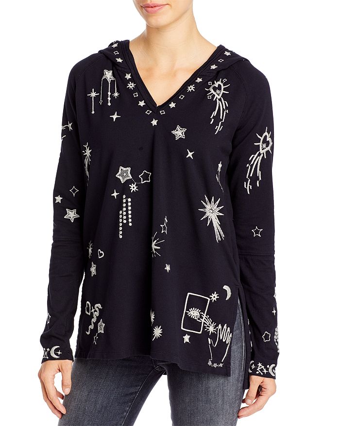 Johnny Was Algol Embroidered Beach Hoodie | Bloomingdale's
