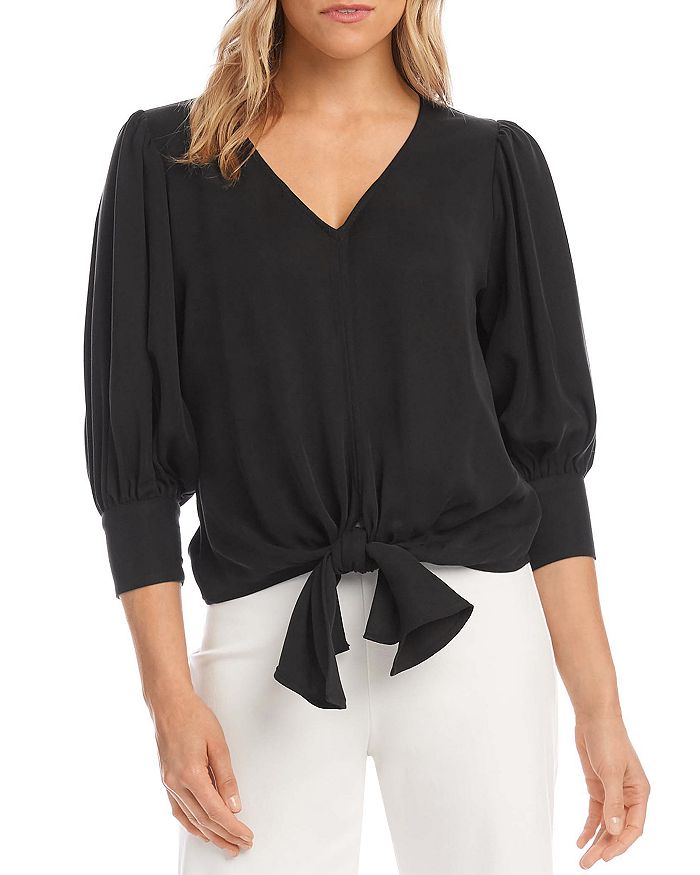 Karen Kane Tie Hem Top | Bloomingdale's
