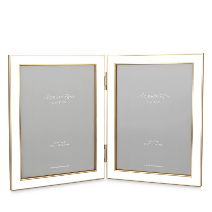 Addison Ross Enamel Double Frame, 5" x 7" | Bloomingdale's