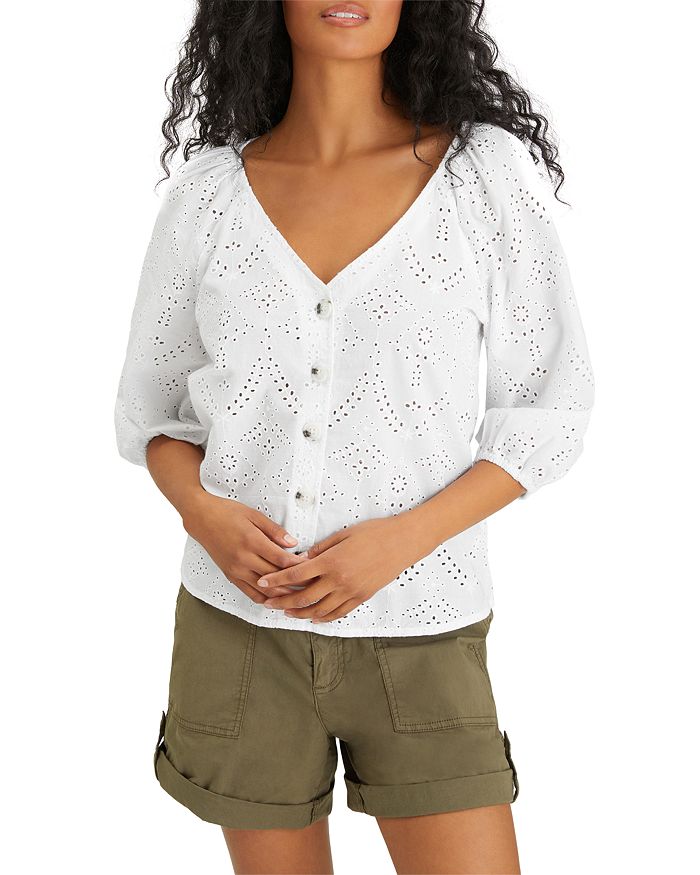 Sanctuary Modern Front Button Top | Bloomingdale's
