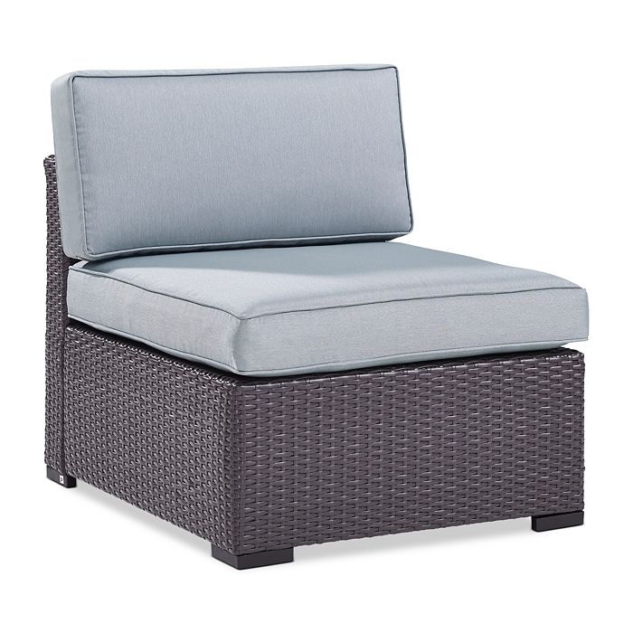 Sparrow & Wren Crescent Outdoor Wicker Armless Chair | Bloomingdale's