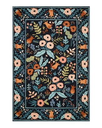 Rifle Paper Co. Les Fleurs LES-01 Area Rug Collection | Bloomingdale's