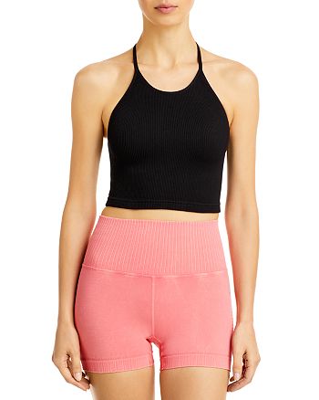 Free People Cropped Run Ribbed Tank | Bloomingdale's