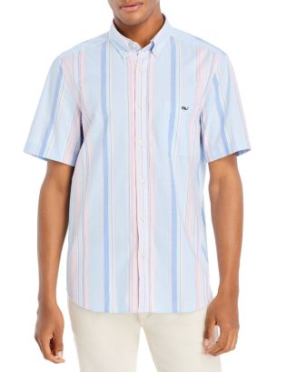 Vineyard Vines Awning Stripe Classic Fit Button Down Shirt | Bloomingdale's