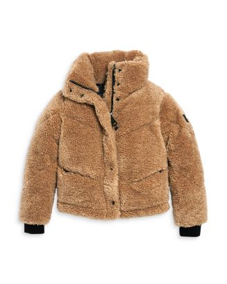 SAM. Girls' Athlete Sherpa Fleece Coat - Big Kid | Bloomingdale's