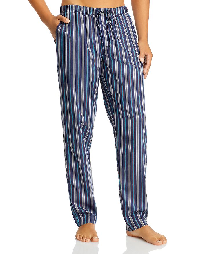 Hanro Cotton Striped Lounge Pants | Bloomingdale's