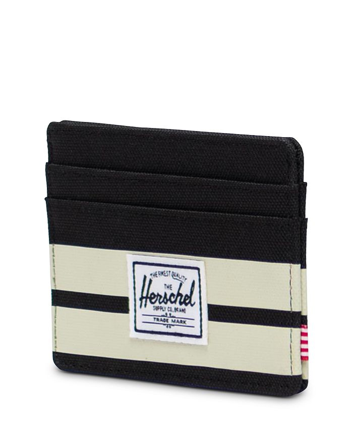 Herschel Supply Co. Charlie RFID Striped Crosshatch Wallet | Bloomingdale's