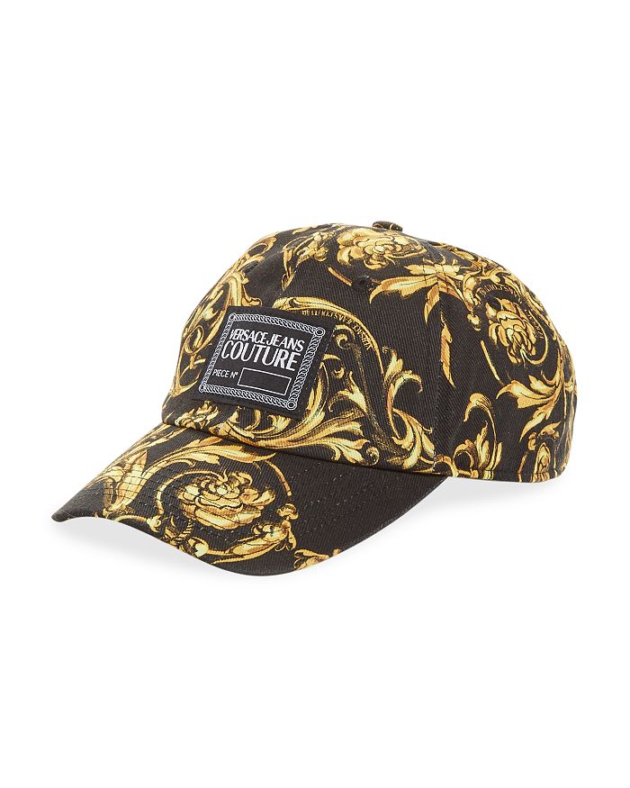 Versace Jeans Couture Garland Print Canvas Baseball Cap | Bloomingdale's